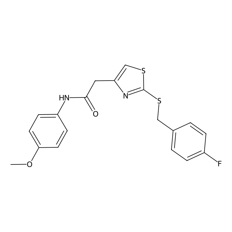Buy 2-(2-((4-fluorobenzyl)thio)thiazol-4-yl)-N-(4-methoxyphenyl ...