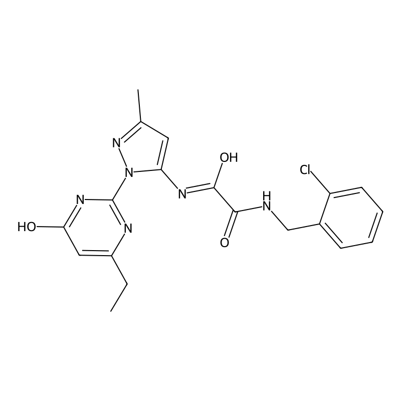 Buy N1-(2-chlorobenzyl)-N2-(1-(4-ethyl-6-oxo-1,6-dihydropyrimidin-2-yl ...