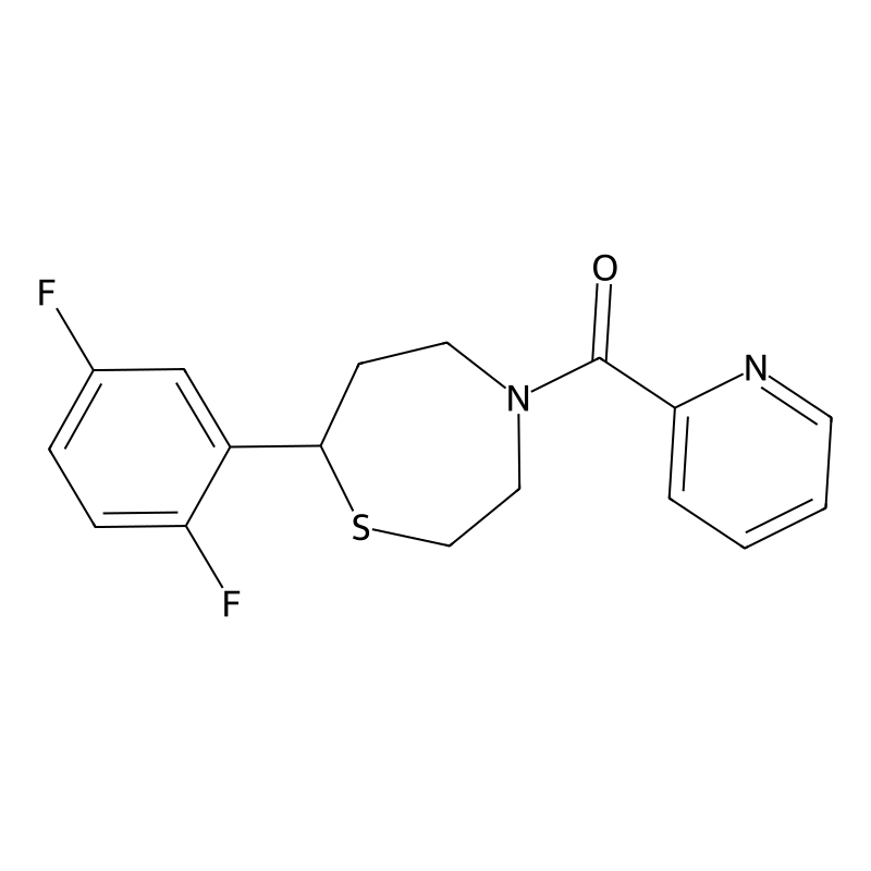 Buy (7-(2,5-Difluorophenyl)-1,4-thiazepan-4-yl)(pyridin-2-yl)methanone ...