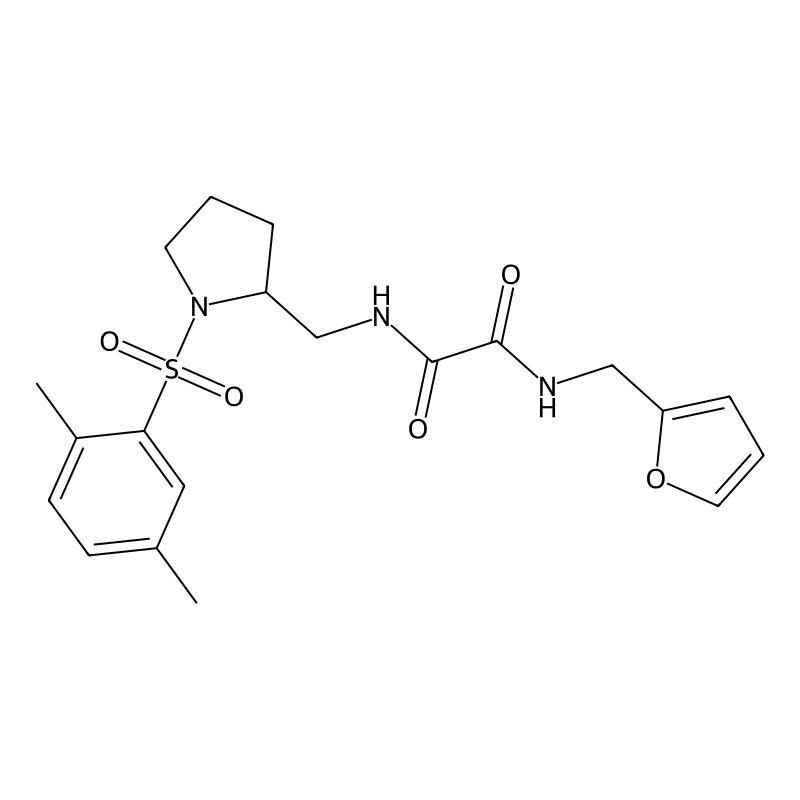Buy N1-((1-((2,5-dimethylphenyl)sulfonyl)pyrrolidin-2-yl)methyl)-N2 ...
