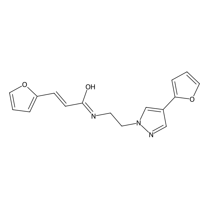 Buy (E)-3-(furan-2-yl)-N-(2-(4-(furan-2-yl)-1H-pyrazol-1-yl)ethyl ...