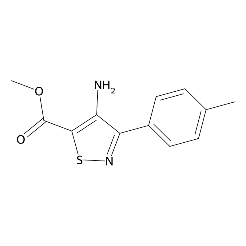 Buy Methyl 4-amino-3-(4-methylphenyl)-1,2-thiazole-5-carboxylate ...