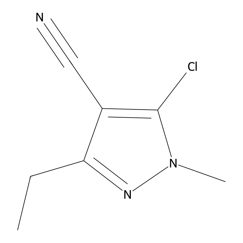 Buy 5-chloro-3-ethyl-1-methyl-1H-pyrazole-4-carbonitrile | 1339128-47-0
