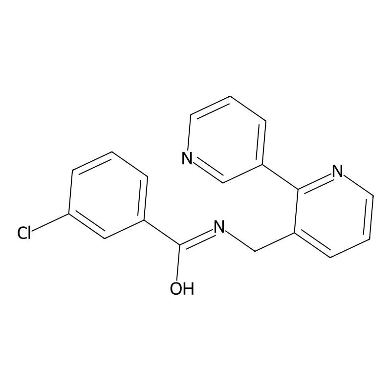 Buy N-([2,3'-bipyridin]-3-ylmethyl)-3-chlorobenzamide | 2034268-35-2