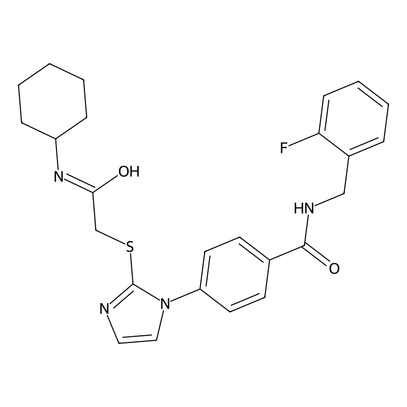 Buy 4-(2-{[(cyclohexylcarbamoyl)methyl]sulfanyl}-1H-imidazol-1-yl)-N ...