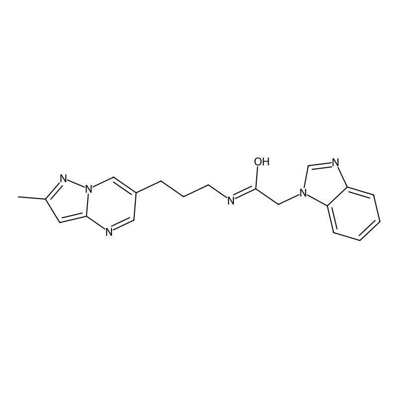 Buy 2-(1H-1,3-benzodiazol-1-yl)-N-(3-{2-methylpyrazolo[1,5-a]pyrimidin ...