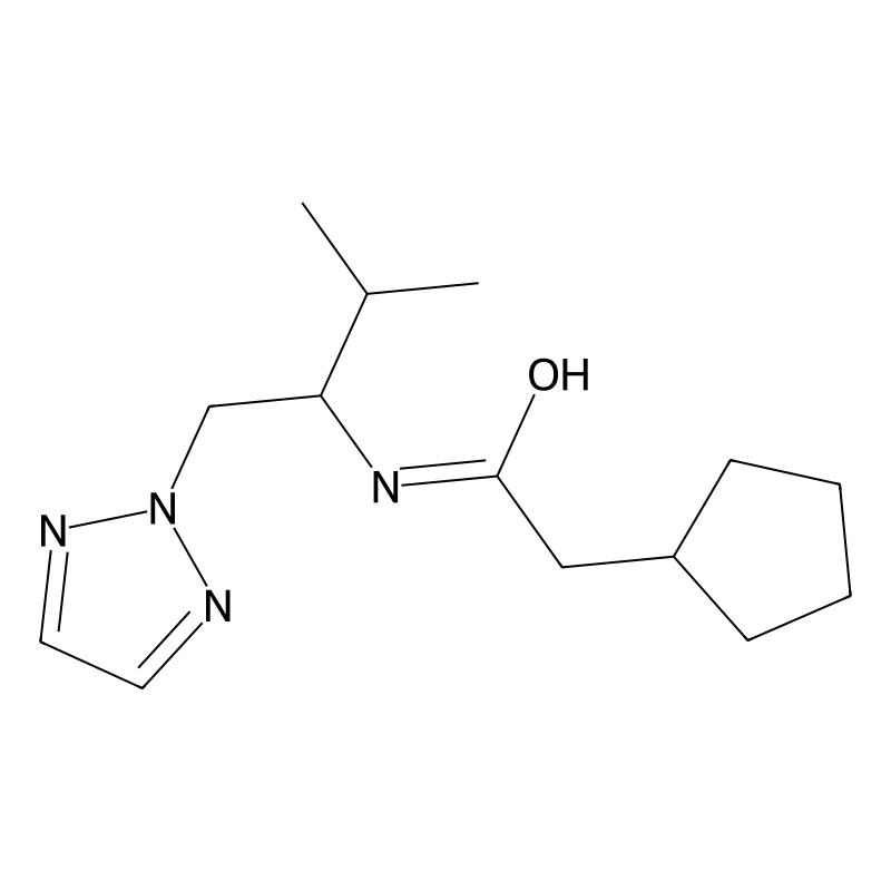 Buy 2-cyclopentyl-N-(3-methyl-1-(2H-1,2,3-triazol-2-yl)butan-2-yl ...
