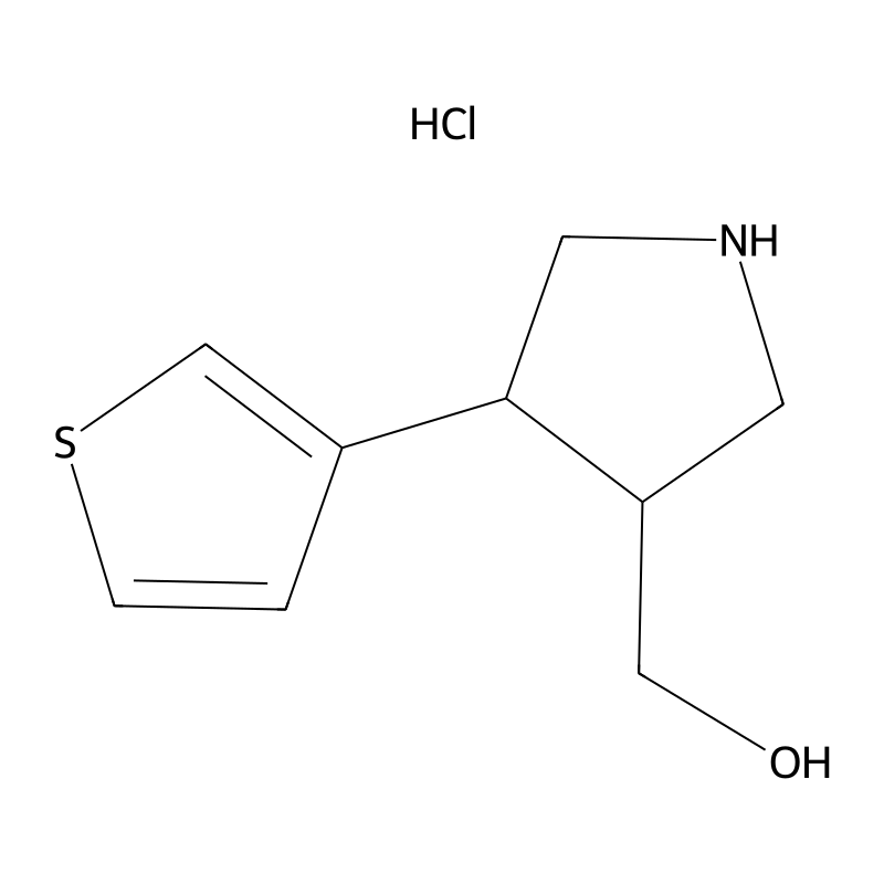 Buy [4-(Thiophen-3-yl)pyrrolidin-3-yl]methanol hydrochloride | 1803604-81-0