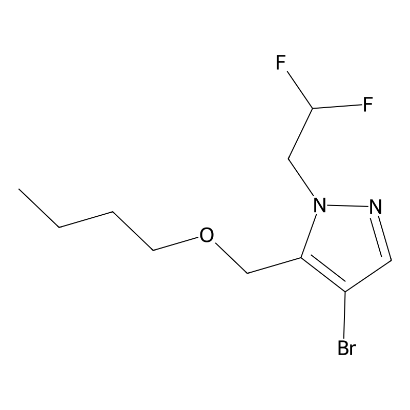 Buy 4-bromo-5-(butoxymethyl)-1-(2,2-difluoroethyl)-1H-pyrazole ...