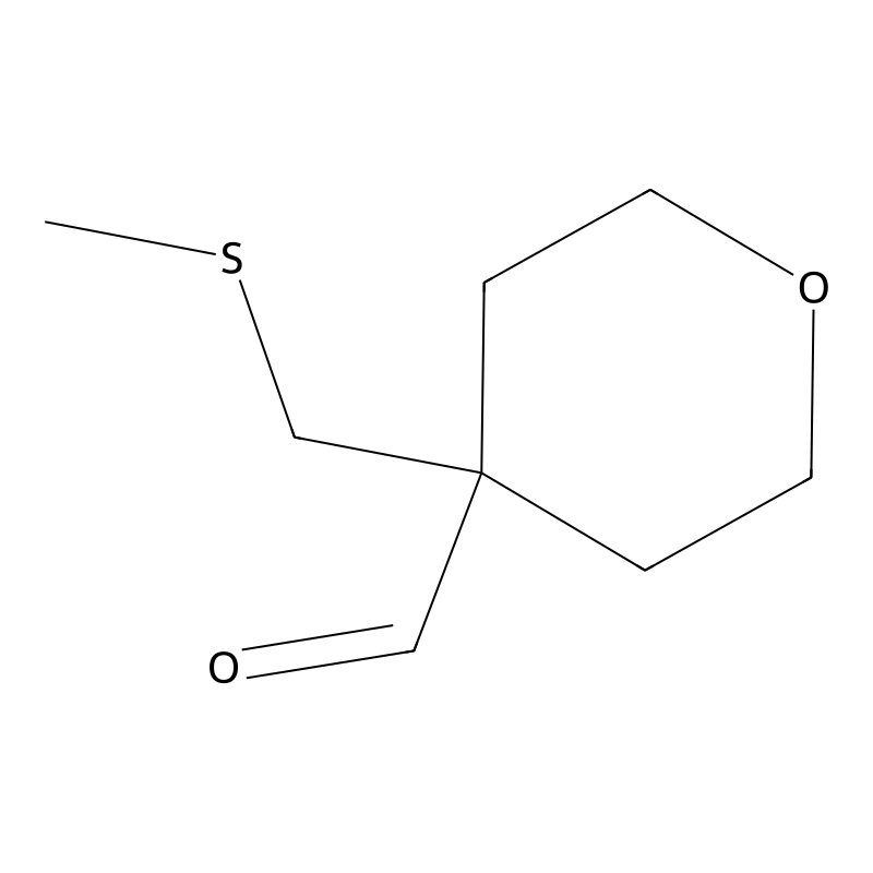 Buy 4-(Methylsulfanylmethyl)oxane-4-carbaldehyde | 2580210-09-7