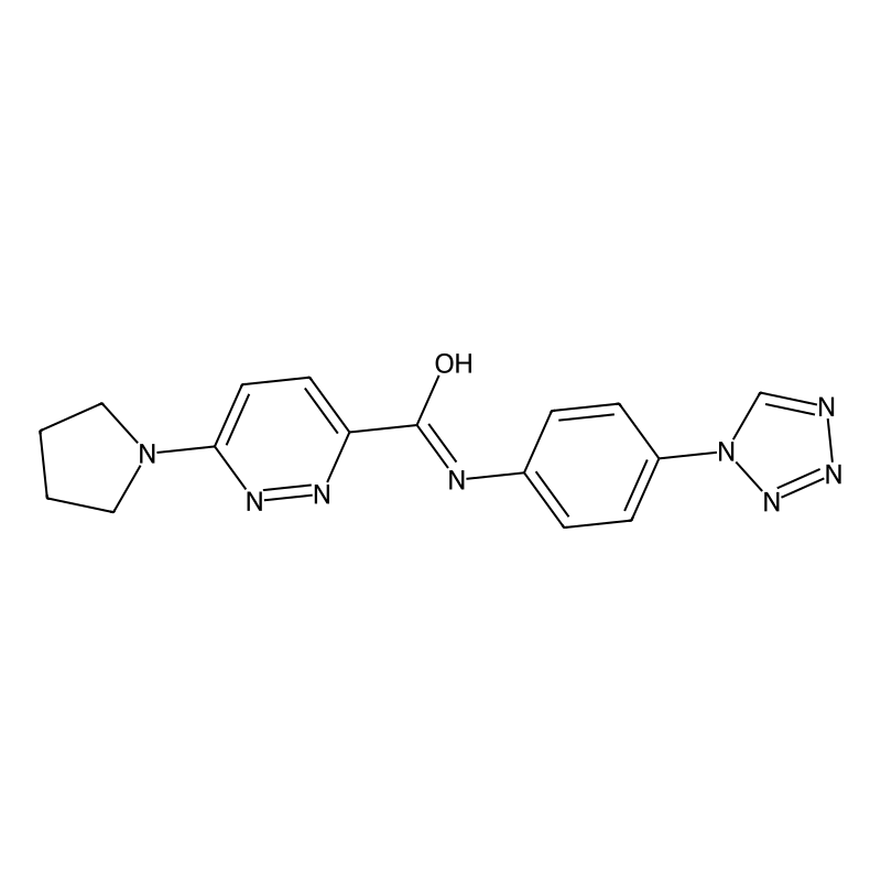 Buy N-(4-(1H-tetrazol-1-yl)phenyl)-6-(pyrrolidin-1-yl)pyridazine-3 ...