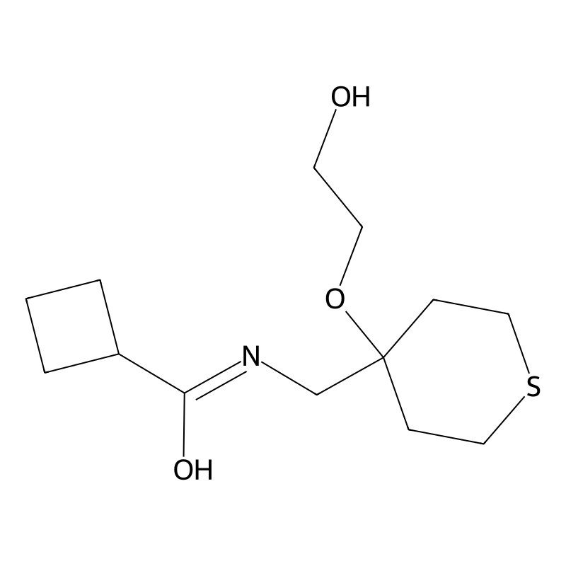Buy N-((4-(2-hydroxyethoxy)tetrahydro-2H-thiopyran-4-yl)methyl ...