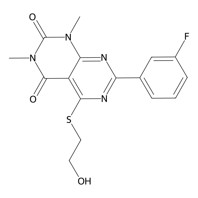 Buy 7-(3-fluorophenyl)-5-[(2-hydroxyethyl)sulfanyl]-1,3-dimethyl-1H,2H ...