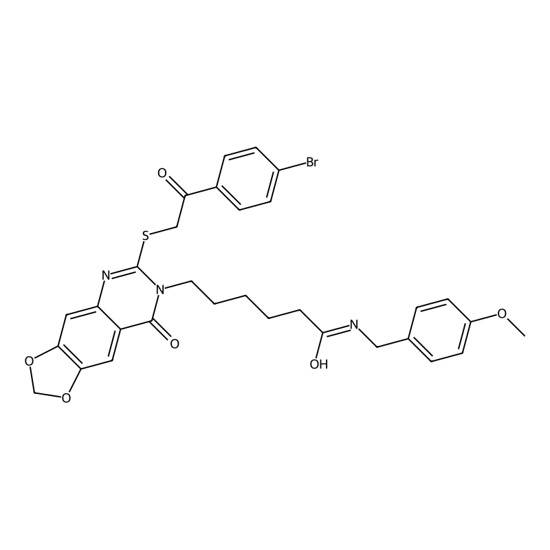 Buy 6-(6-{[2-(4-bromophenyl)-2-oxoethyl]sulfanyl}-8-oxo-2H,7H,8H-[1,3 ...