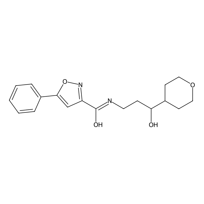 Buy N-[3-hydroxy-3-(oxan-4-yl)propyl]-5-phenyl-1,2-oxazole-3 ...