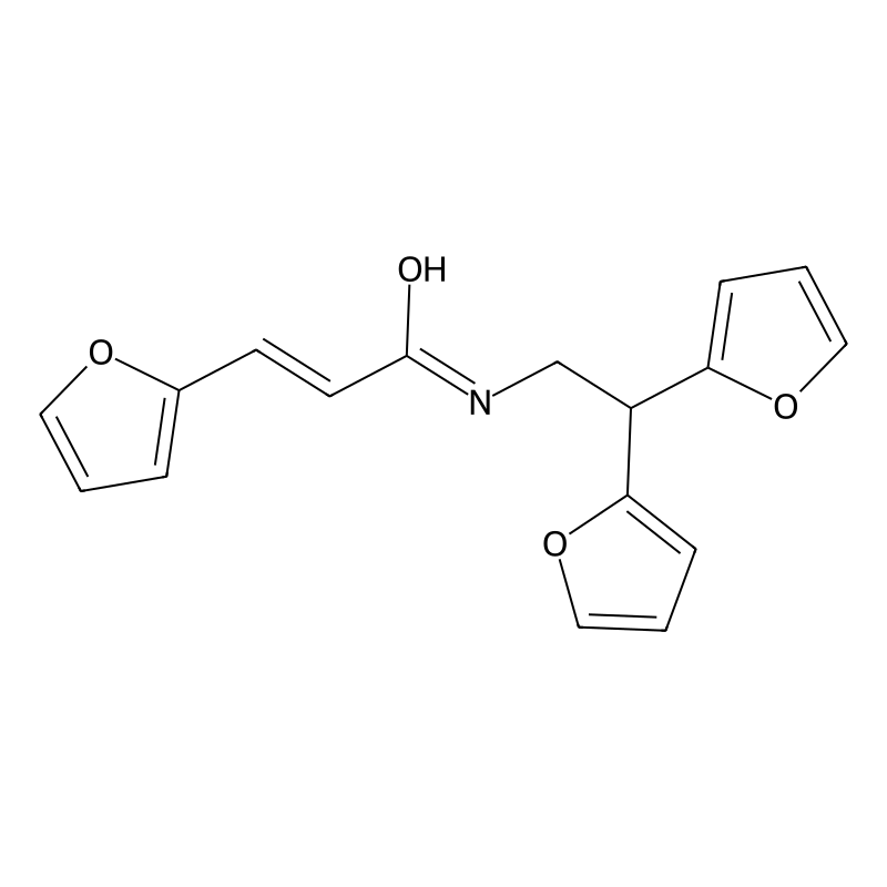 Buy (E)-N-(2,2-di(furan-2-yl)ethyl)-3-(furan-2-yl)acrylamide | 2097939-88-1