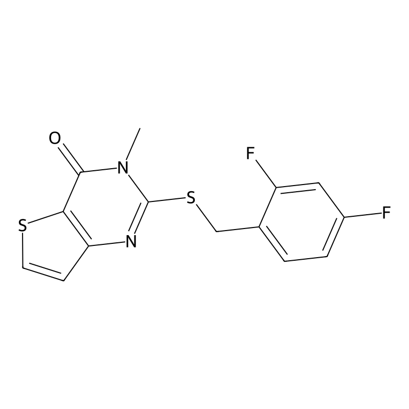 Buy 2-[(2,4-difluorobenzyl)sulfanyl]-3-methylthieno[3,2-d]pyrimidin-4 ...
