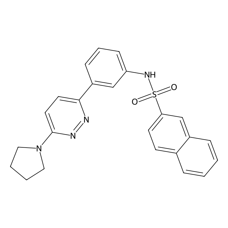 Buy N-(3-(6-(pyrrolidin-1-yl)pyridazin-3-yl)phenyl)naphthalene-2 ...