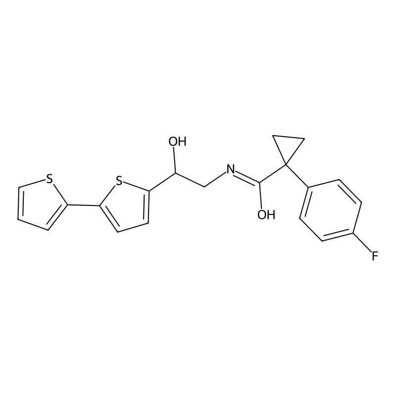 Buy N-(2-{[2,2'-bithiophene]-5-yl}-2-hydroxyethyl)-1-(4-fluorophenyl ...