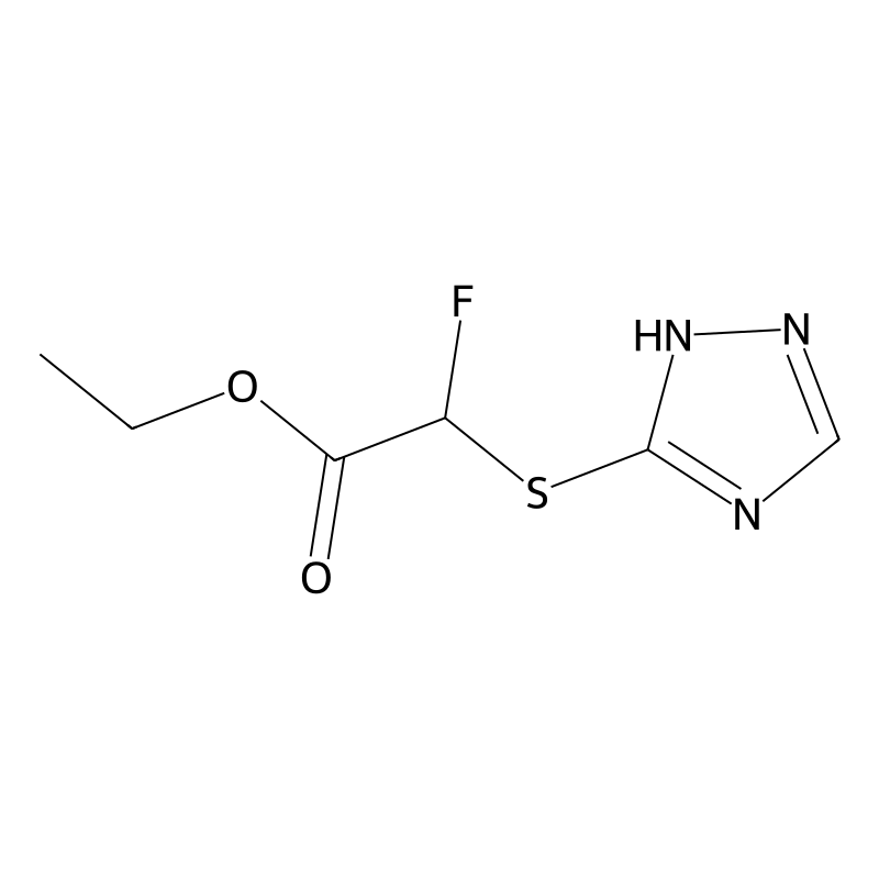 Buy ethyl 2-fluoro-2-(1H-1,2,4-triazol-3-ylsulfanyl)acetate | 359459-92-0