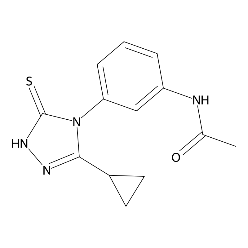 Buy N-[3-(3-cyclopropyl-5-sulfanyl-4H-1,2,4-triazol-4-yl)phenyl ...