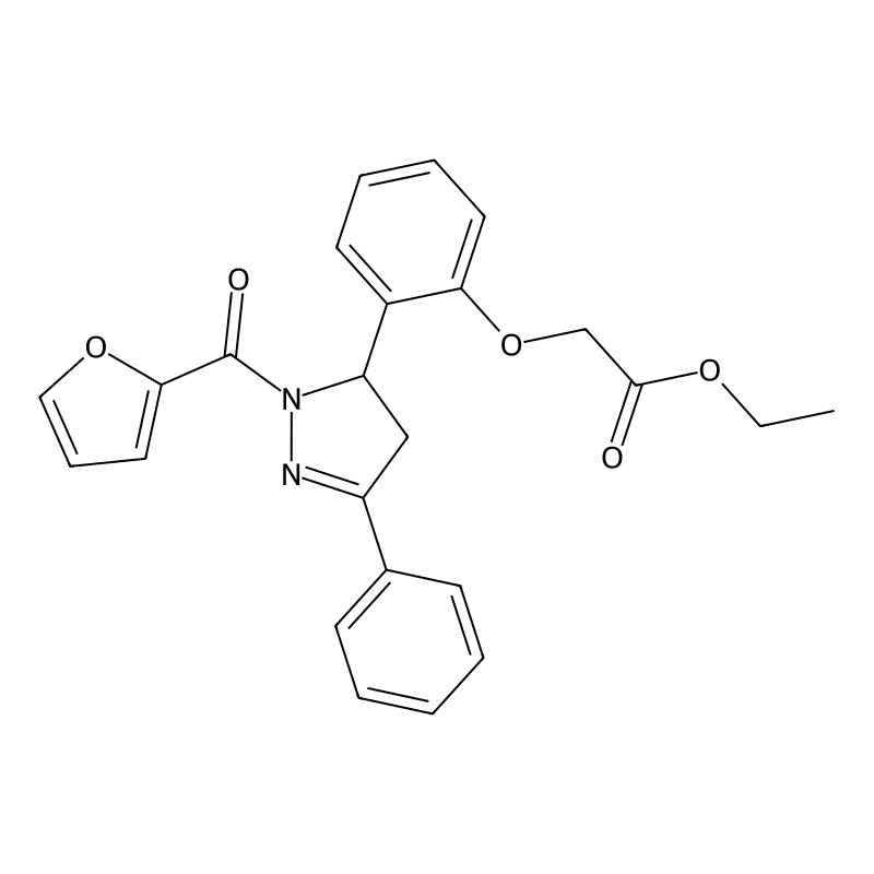 Buy ethyl 2-{2-[1-(furan-2-carbonyl)-3-phenyl-4,5-dihydro-1H-pyrazol-5 ...