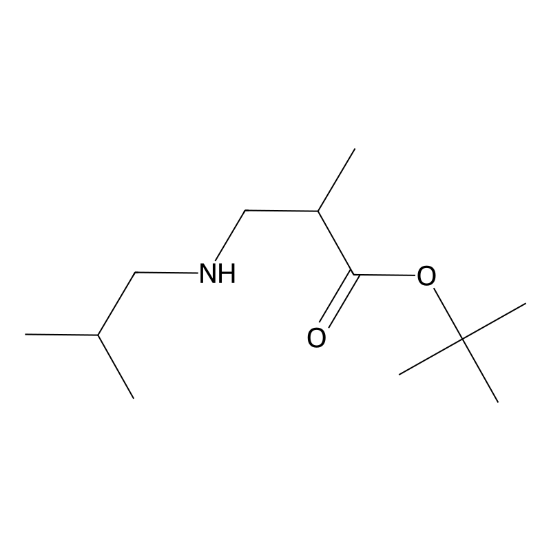 Buy tert-Butyl 2-methyl-3-[(2-methylpropyl)amino]propanoate | 1221342-77-3