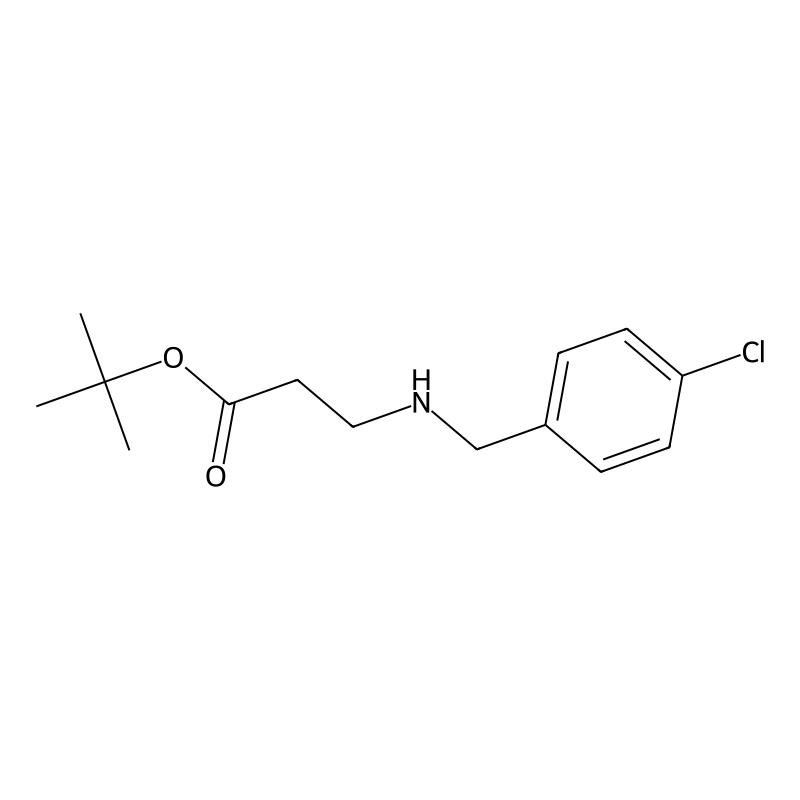 Buy tert-Butyl 3-{[(4-chlorophenyl)methyl]amino}propanoate | 1221341-35-0