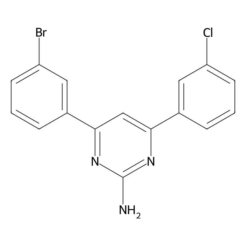 Buy 4-(3-Bromophenyl)-6-(3-chlorophenyl)pyrimidin-2-amine | 1354925-41-9