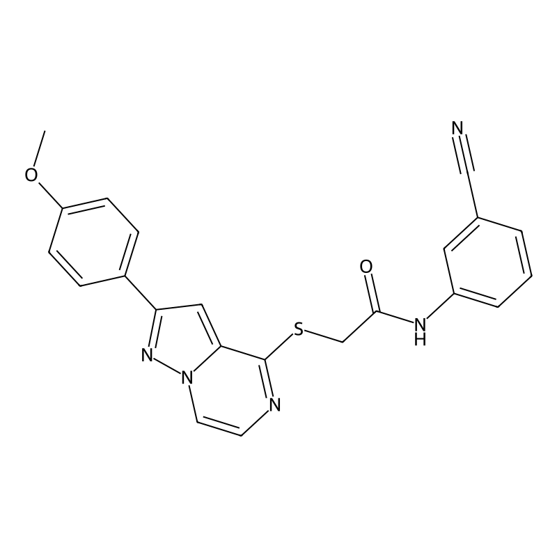 Buy N-(3-cyanophenyl)-2-{[2-(4-methoxyphenyl)pyrazolo[1,5-a]pyrazin-4 ...
