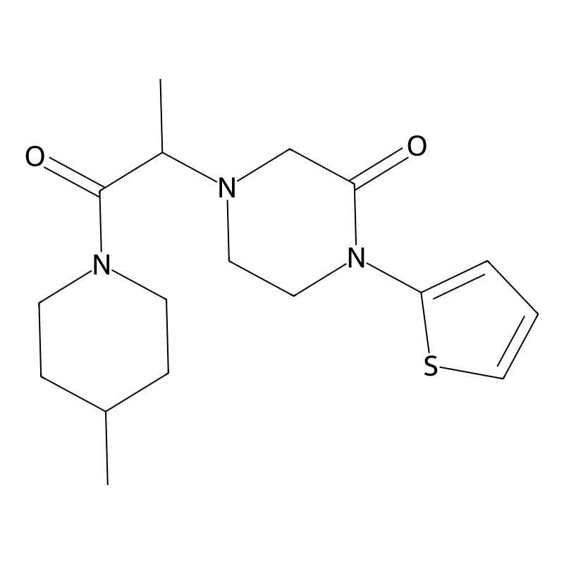 Buy 4-[1-(4-Methylpiperidin-1-yl)-1-oxopropan-2-yl]-1-thiophen-2 ...
