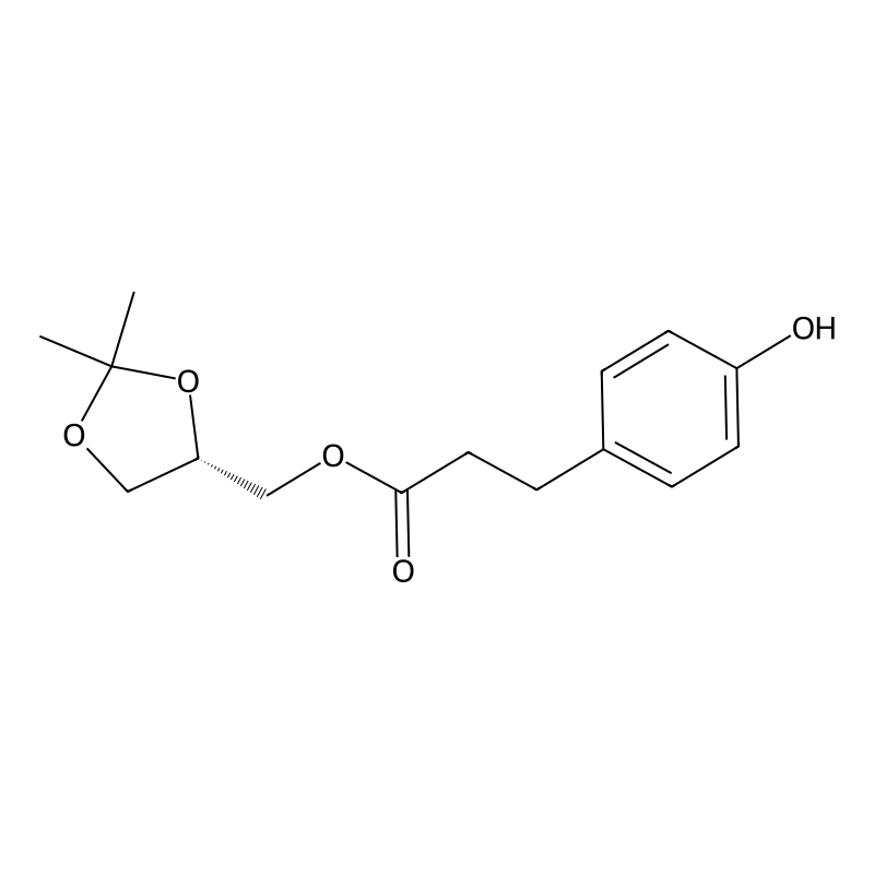 Buy (S)-(2,2-Dimethyl-1,3-dioxolan-4-yl)methyl 3-(4-hydroxyphenyl ...