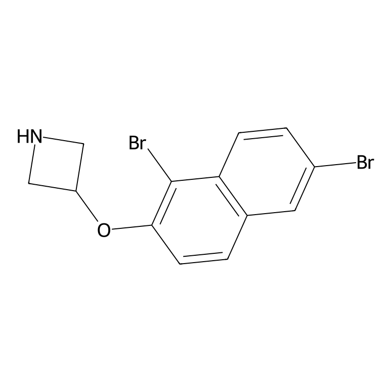 Buy 3-[(1,6-Dibromo-2-naphthyl)oxy]azetidine | 1219976-34-7