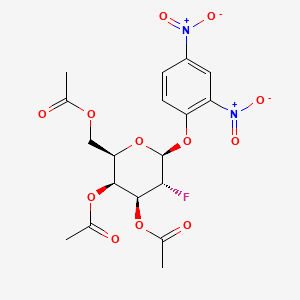 [(2R,3S,4S,5R,6S)-3,4-diacetyloxy-6-(2,4-dinitrophenoxy)-5-fluorooxan-2 ...