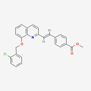 Methyl 4-(2-{8-[(2-chlorobenzyl)oxy]-2-quinolinyl}vinyl)benzoate ...