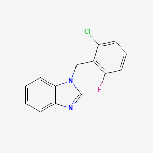 1-[(2-Chloro-6-fluorophenyl)methyl]benzimidazole | S1681369 | smolecule
