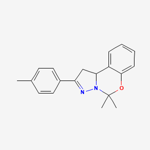5,5-Dimethyl-2-(4-methylphenyl)-1,10b-dihydropyrazolo[1,5-c][1,3 ...