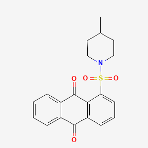 1-((4-Methylpiperidin-1-yl)sulfonyl)anthracene-9,10-dione | S1704481 | smolecule