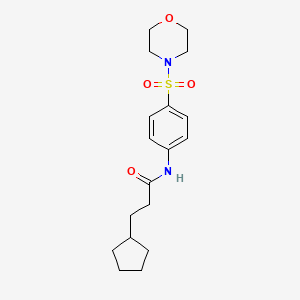3-Cyclopentyl-N-[4-(4-morpholinylsulfonyl)phenyl]propanamide | S1704493 ...