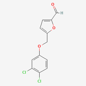 5-[(3,4-Dichlorophenoxy)methyl]-2-furaldehyde | S1739456 | smolecule