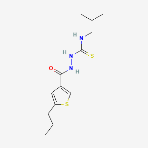 N-isobutyl-2-[(5-propyl-3-thienyl)carbonyl]hydrazinecarbothioamide ...