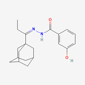 N'-[1-(1-adamantyl)propylidene]-3-hydroxybenzohydrazide | S1740577 ...