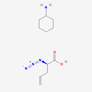 Buy (2R)-2-azidopent-4-enoic acid;cyclohexanamine