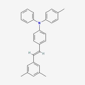 4-(3,5-Dimethylstyryl)-N-phenyl-N-(4-methylphenyl)aniline | S1818814 | smolecule