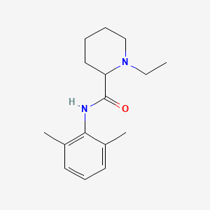 2-Piperidinecarboxamide,n-(2,6-dimethylphenyl)-1-ethyl- | S1951897 | smolecule
