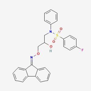 [3-(Fluoren-9-ylideneazamethoxy)-2-hydroxypropyl][(4-fluorophenyl ...