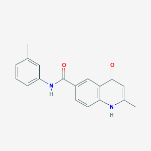 4-hydroxy-2-methyl-N-(m-tolyl)quinoline-6-carboxamide | S2648406 ...