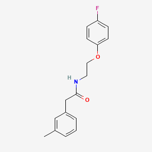 N-(2-(4-fluorophenoxy)ethyl)-2-(m-tolyl)acetamide | S2652726 | smolecule