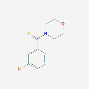 (3-Bromophenyl)(morpholino)methanethione | S2665630 | smolecule