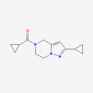 cyclopropyl(2-cyclopropyl-6,7-dihydropyrazolo[1,5-a]pyrazin-5(4H)-yl ...